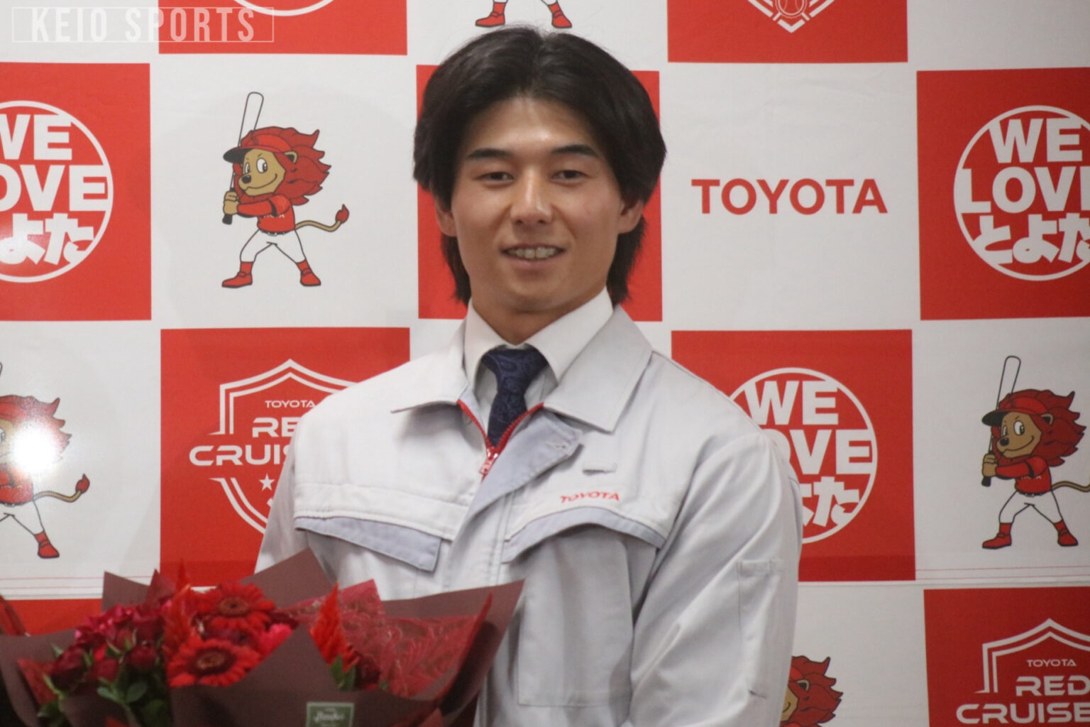 【野球】「長く活躍できる選手に」慶大野球部OB・増居翔太投手がヤクルト4位指名！／プロ野球ドラフト会議2025 supported by ...